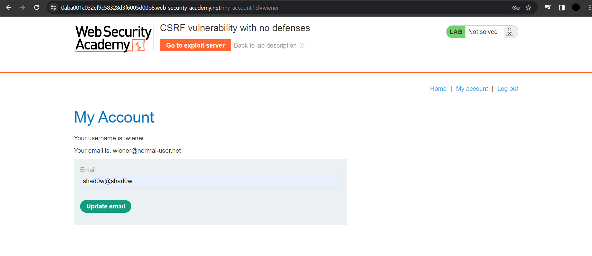 [Client-side topics] Cross-site request forgery (CSRF)