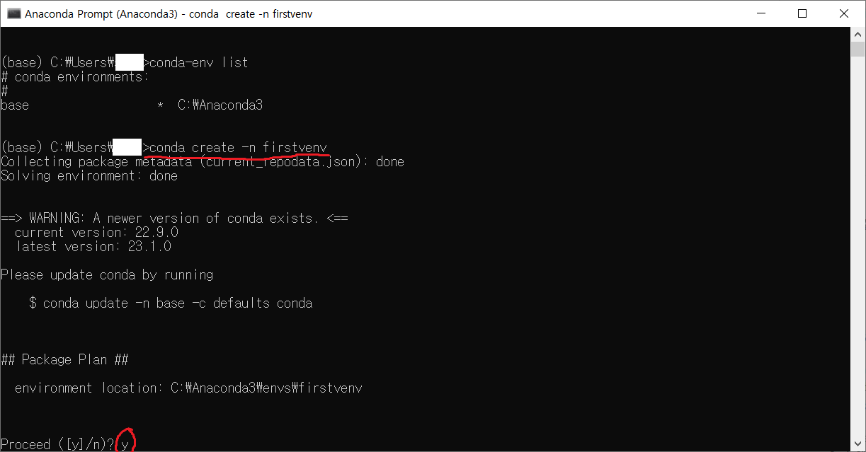 [Jupyter Notebook] Anaconda 가상환경을 구성하고 주피터 노트북에 연결하는 방법