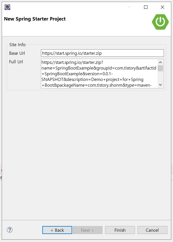 [ SPRING ] eclipse에서 Spring boot 프로젝트 만들기