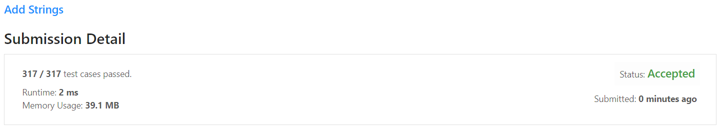 [Java] LeetCode 415 : Add Strings