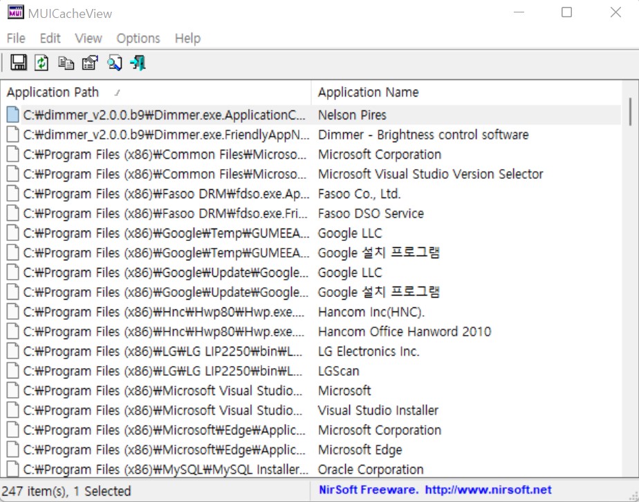 MUICache, AmCache, ShimCache 개념 및 실습