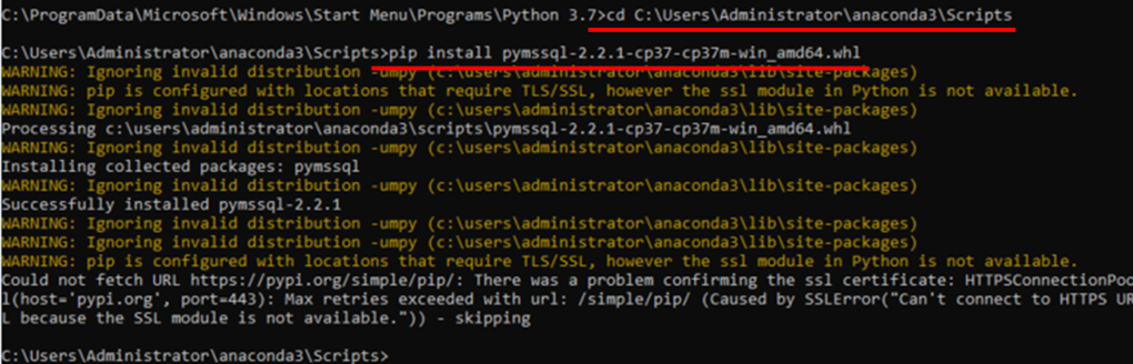 Pythonmssql Python과 Mssql 연동하기 Pymssql