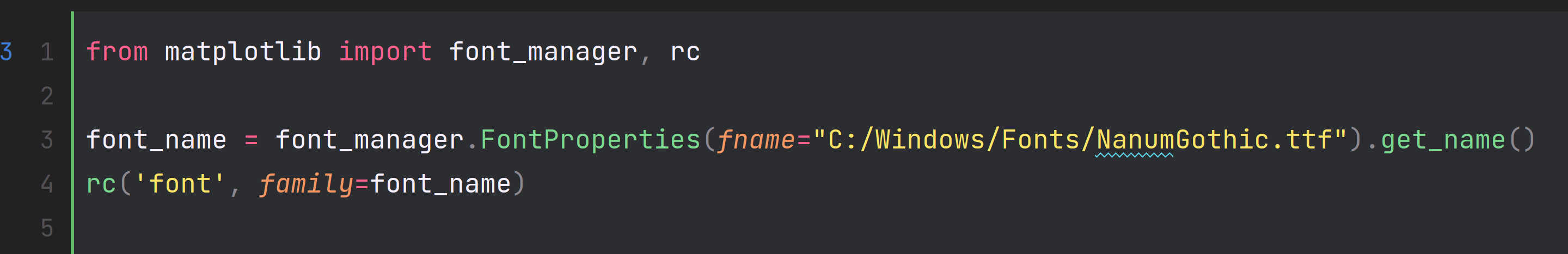 파이썬 주피터노트북 Matplotlib 시각화 한글 깨짐 인코딩 문제 해결 방법