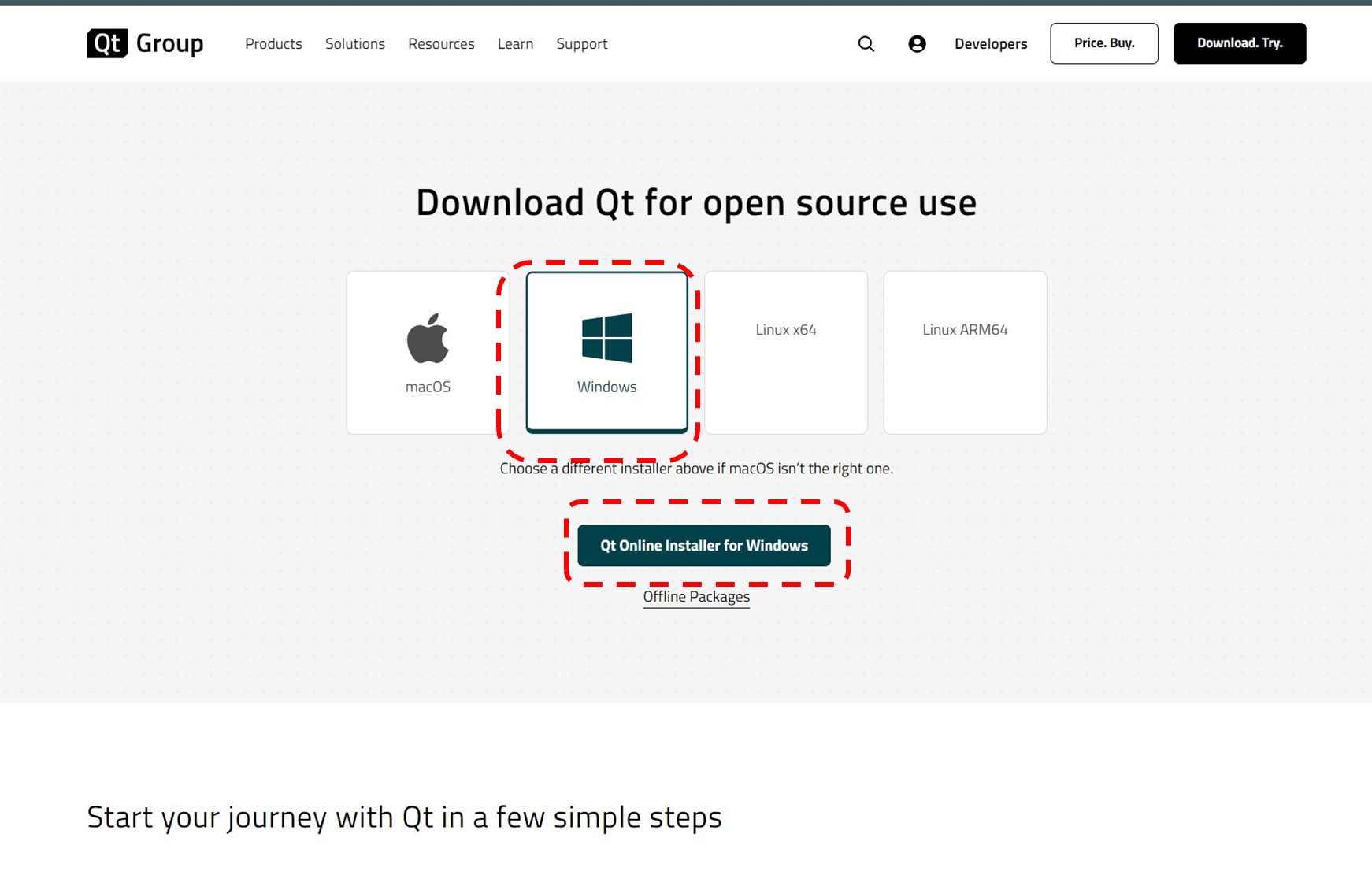 Qt Creator 설치하기, Qt 개발환경 구축하기