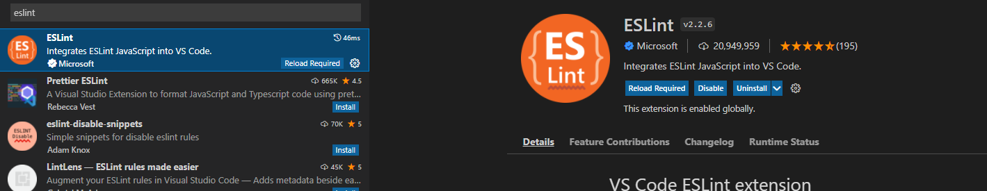 문제해결) Error : Eslint Expeted indentation of 2 space but found 0 indent