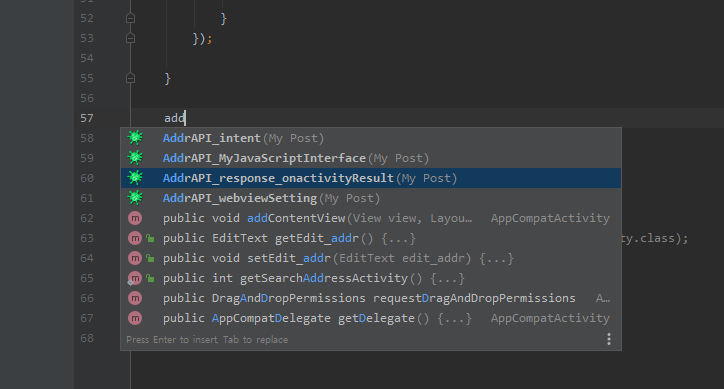[Java][Android] 주소검색 API(kakao) 이용하기