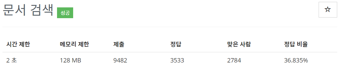 [백준(BOJ)] 1543번 : 문서 검색 - C++[CPP]