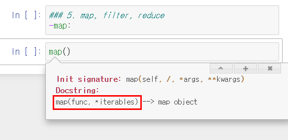 파이썬 map, filter, reduce 개념정리