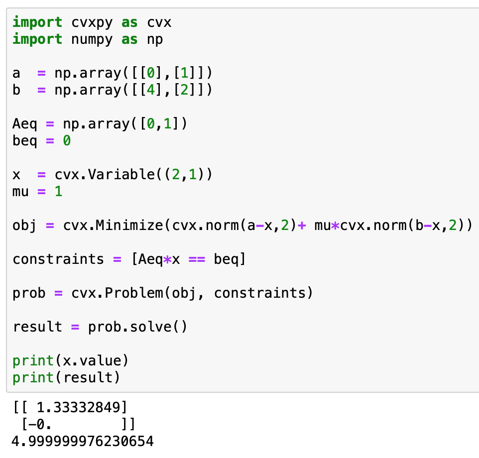 CVXPY를 사용한 최적화 문제 풀기 (2)