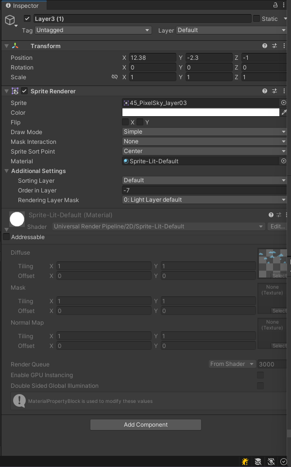 [Unity 2D] Scrolling Backgorund