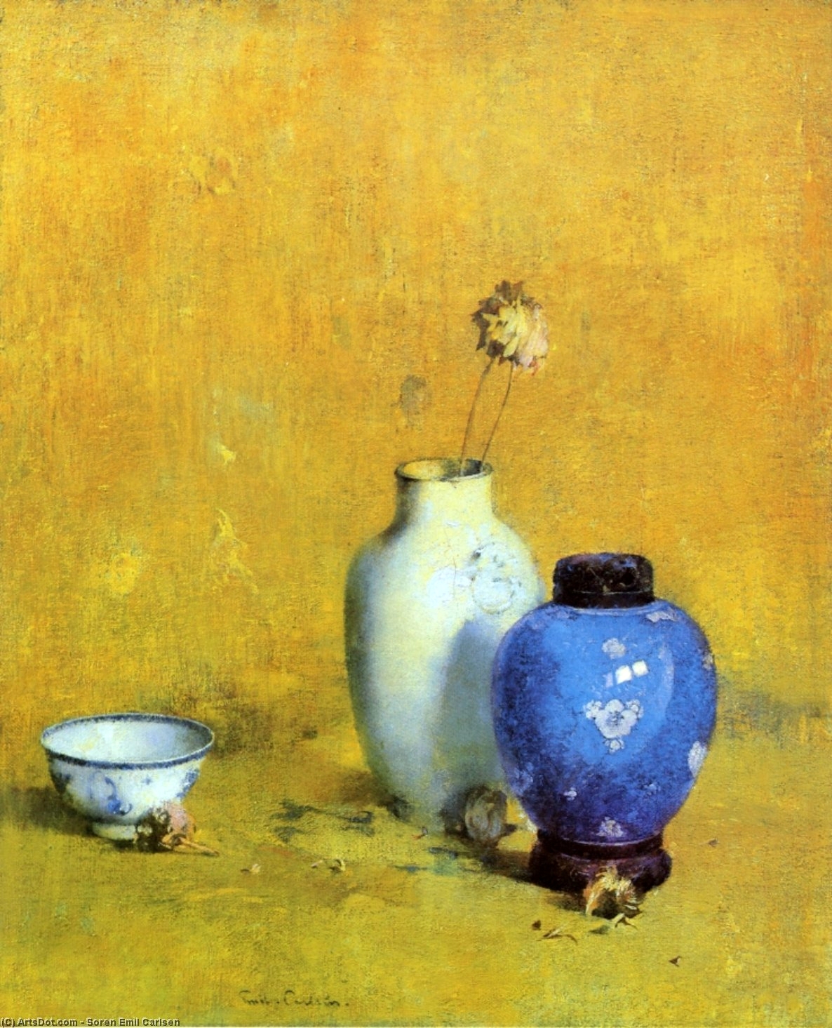 에밀 칼슨(Soren Emil Carlsen), 덴마크, 인상파 화가, 1848-1932