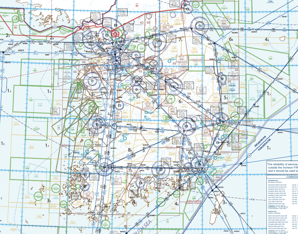 ENROUTE CHARTS - ROUTE에 대하여