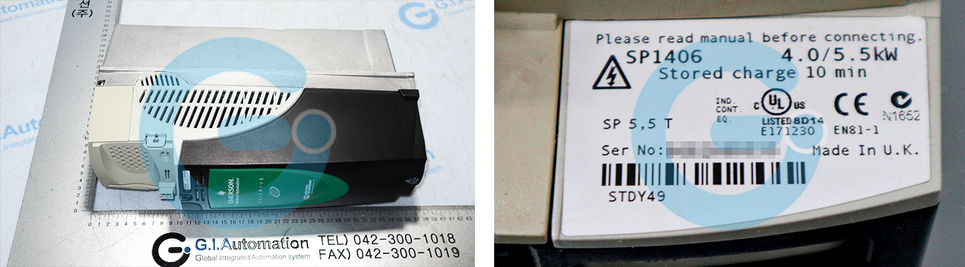 [Control Techniques 한국 공식 서비스 센터 및 대리점] 컨트롤테크닉스, SP1406, DRIVE, 수리, 지아이 ...