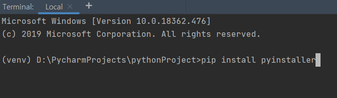 pyinstaller 설치하기/ 파이썬 실행파일로 변환하기/py파일을 exe파일로