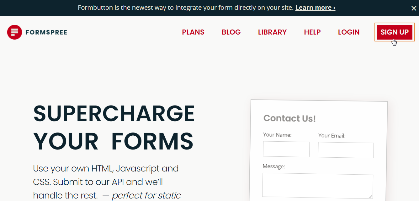 [Git Portfolio 만들기8] 포트폴리오 Formspree로 mail 연결