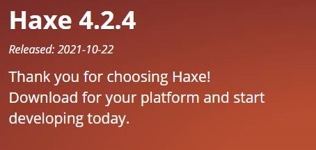 Haxe의 첫 시동 -1-