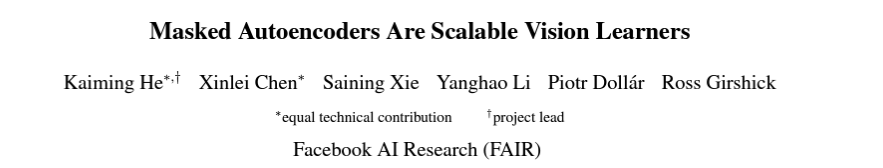 [논문 리뷰] Masked Autoencoders Are Scalable Vision Learners(MAE) :: Just ...