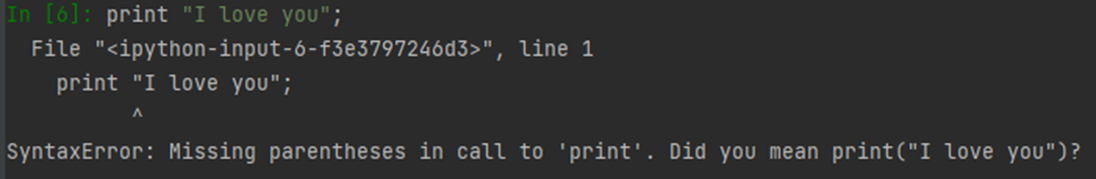 [Python] 구문 오류(Syntax Error) vs. 의미 오류(Semantic Error)