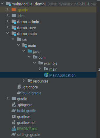 Spring boot Multi module Project (2) - 프로젝트 실행 :: 악역영애의 개발일지