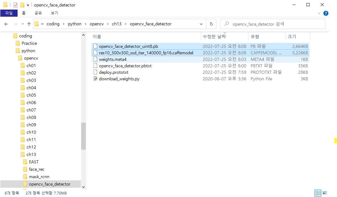 [Open CV] 딥러닝활용 _ OpenCV DNN 얼굴 검출