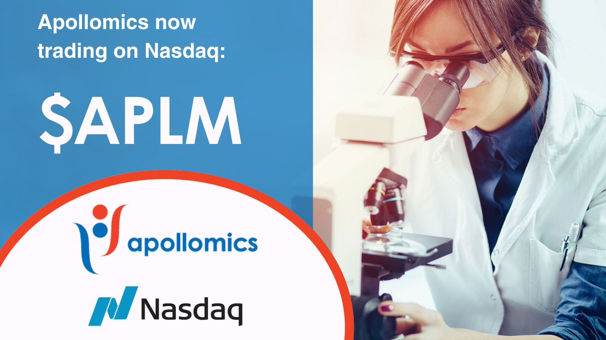 APLM(Apollomics), 새로운 종양 치료제 회사의 나스닥 상장 발표