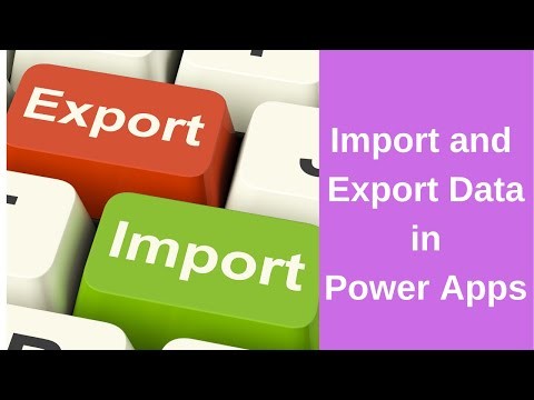Powerapps Export and Import