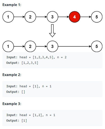 [Leetcode] 19. Remove Nth Node From End of List_해설, 풀이, 설명