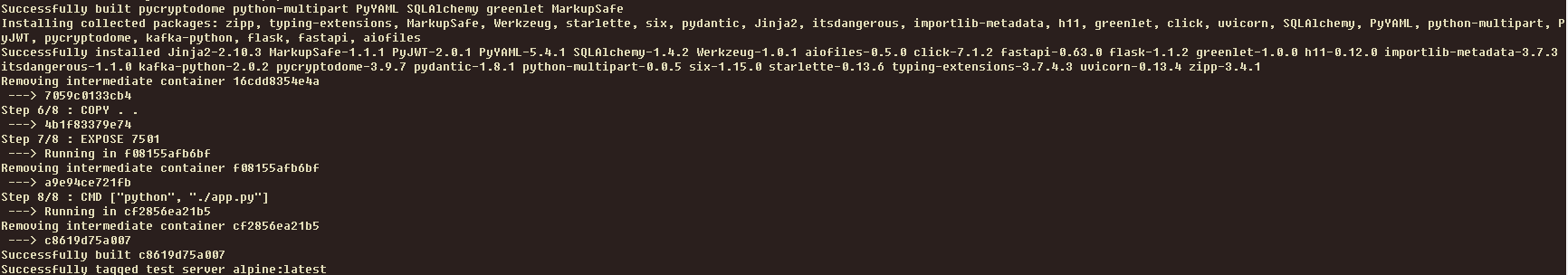 python:3.7.10-alpine Failed building wheel for pycryptodome - Error ...