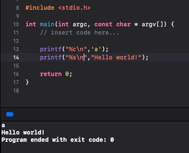 python "Hello world!"
