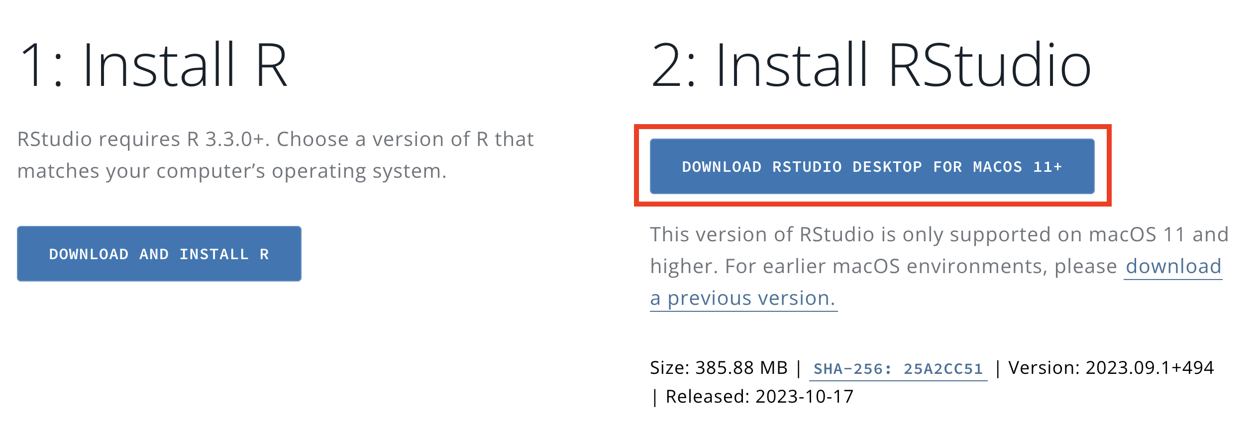맥북 R / R studio 다운로드 방법 #R1