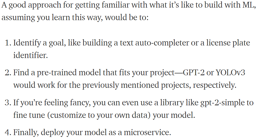 Don’t learn machine learning(Learn how to build software with ML models)