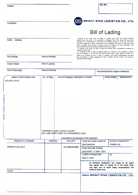 무역용어정리│(1) 선적서류(B/L, CI, PL 등)