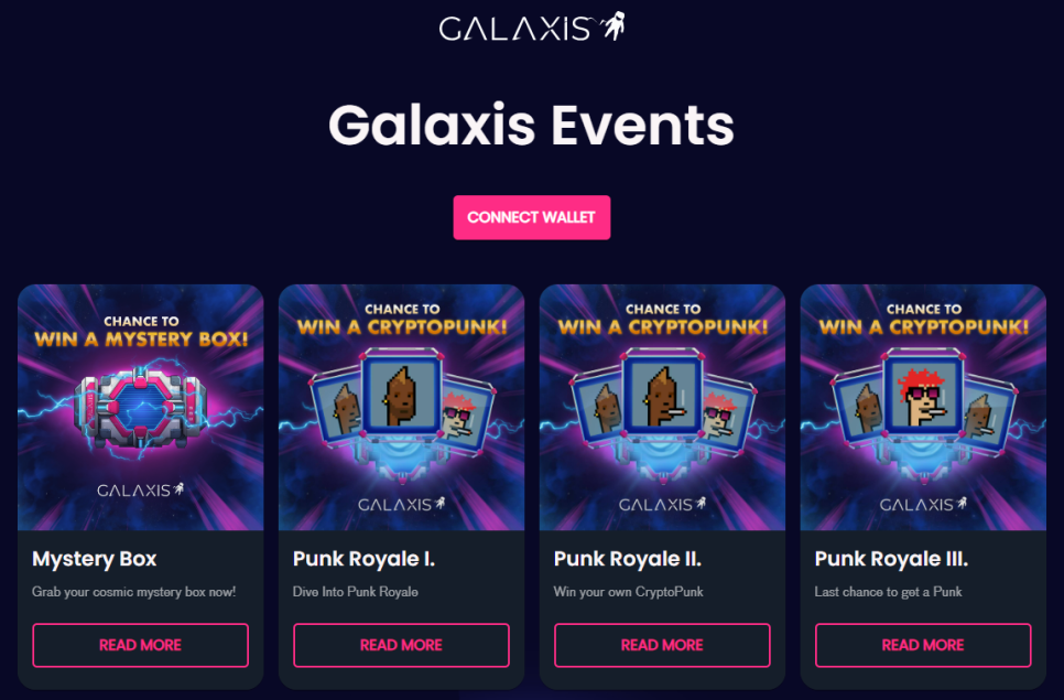 [Galaxis 업뎃] 100개의 NFT, 50,000개의 토큰을 드랍? 5초만에 폼작성하면 끝??