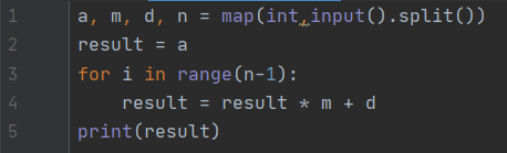 CodeUp 1091 : 수 나열하기3 - python