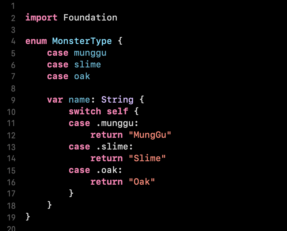 Swift switch문 예약어, fallthrough 알아보기