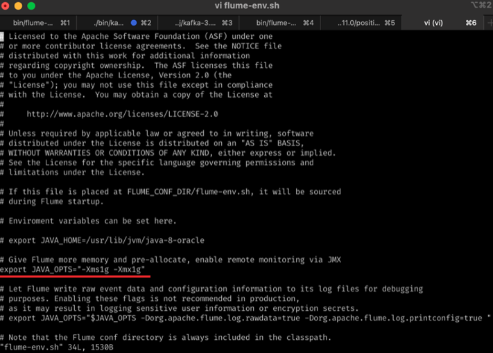 [flume 오류] Exception: java.lang.OutOfMemoryError