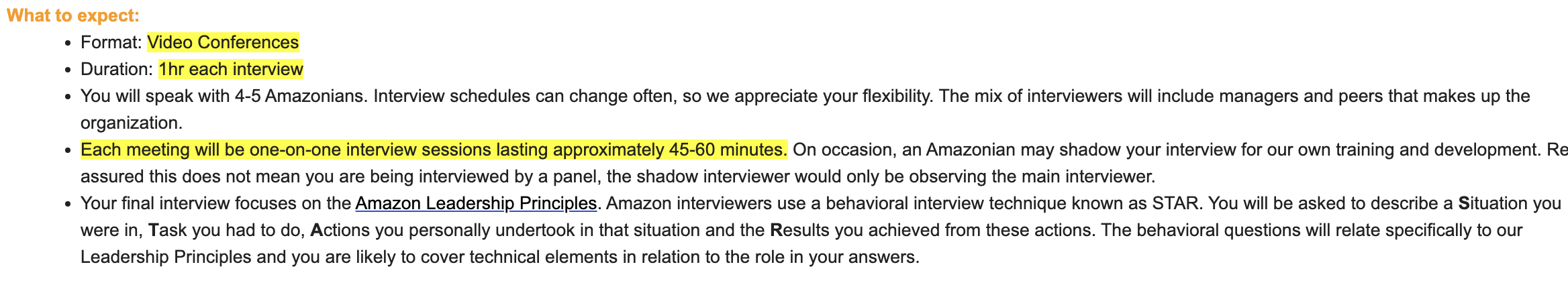 AWS Loop Interview를 보았다.