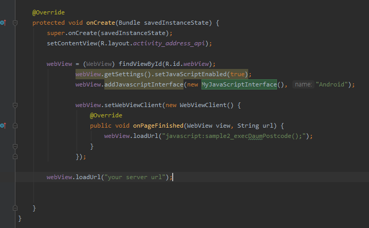 [Java][Android] 주소검색 API(kakao) 이용하기