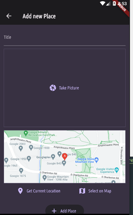 ~250. Displaying a Location Preview Map Snapshot via Google