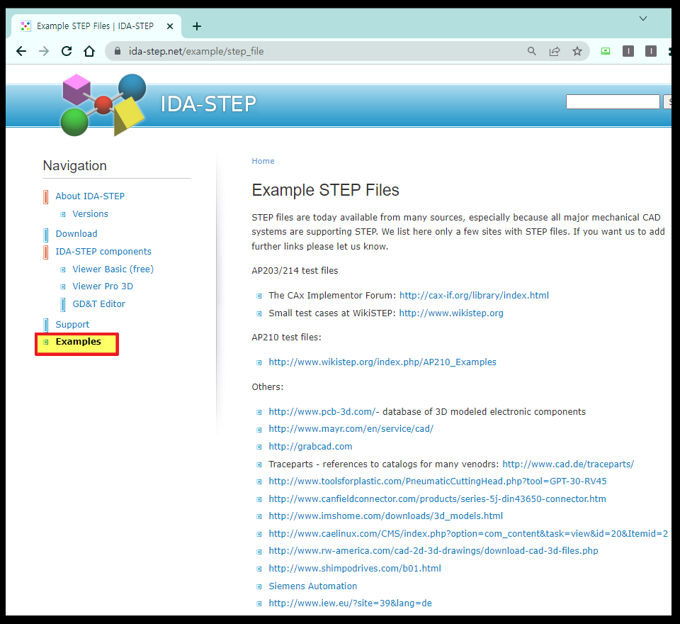 무료 3D 뷰어 (step 파일 열기) - IDA STEP