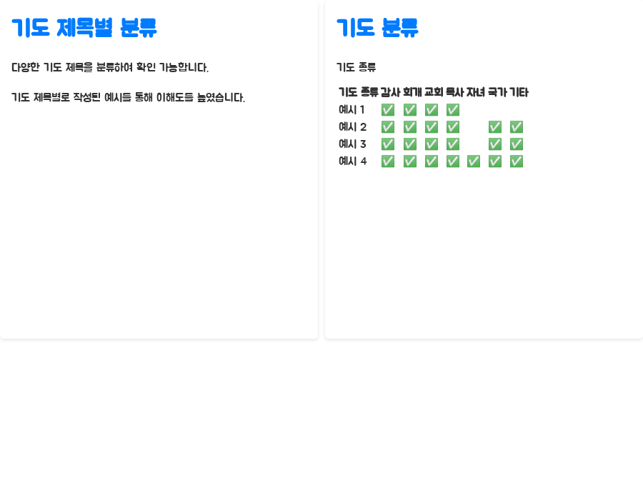 수요 대표기도문 은혜 충만 기도 모음