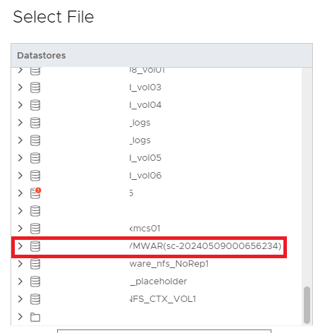 [vSphere] Backup Not Shown in DB List