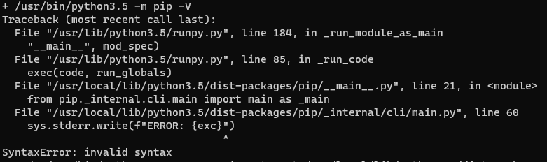 [Tips] Ubuntu 16.04에서 pwndbg 설치시 python3.5 pip syntax error 해결 방법