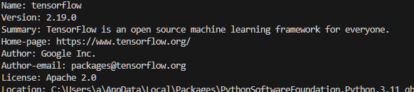파이썬에서 텐서플로(TensorFlow) 설치 및 업그레이드, 버전확인 방법 설명