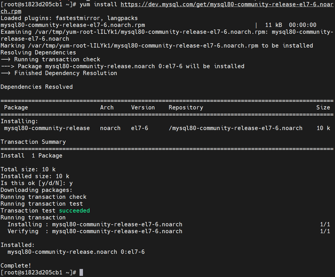 [CentOS 7] MySQL 8.0 설치하는 방법