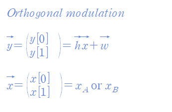 Time Diversity, non coherent detection: Orthogonal modulation
