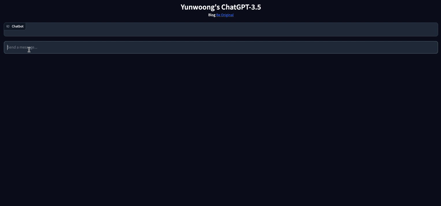 GitHub - yunwoong7/gradio_chatbot: gradio_chatbot