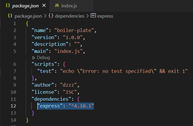Node JS / Express JS 설치