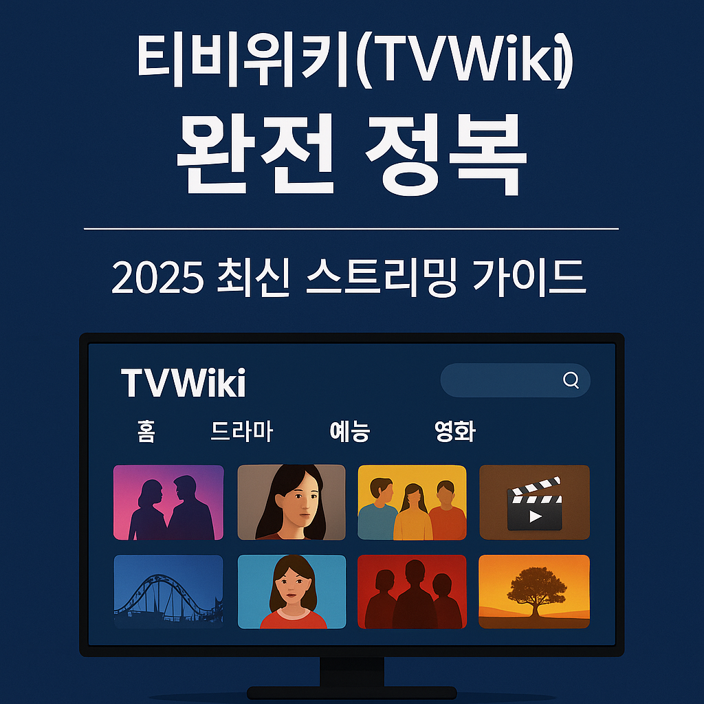 티비위키(TVWiki) 완전 정복 – 최신 스트리밍 가이드