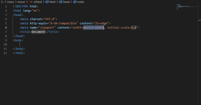 HTML VSCODE 사용기 -1